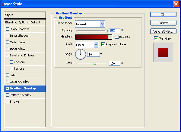 Clean Red Navigation bar ~ Photoshop Tune