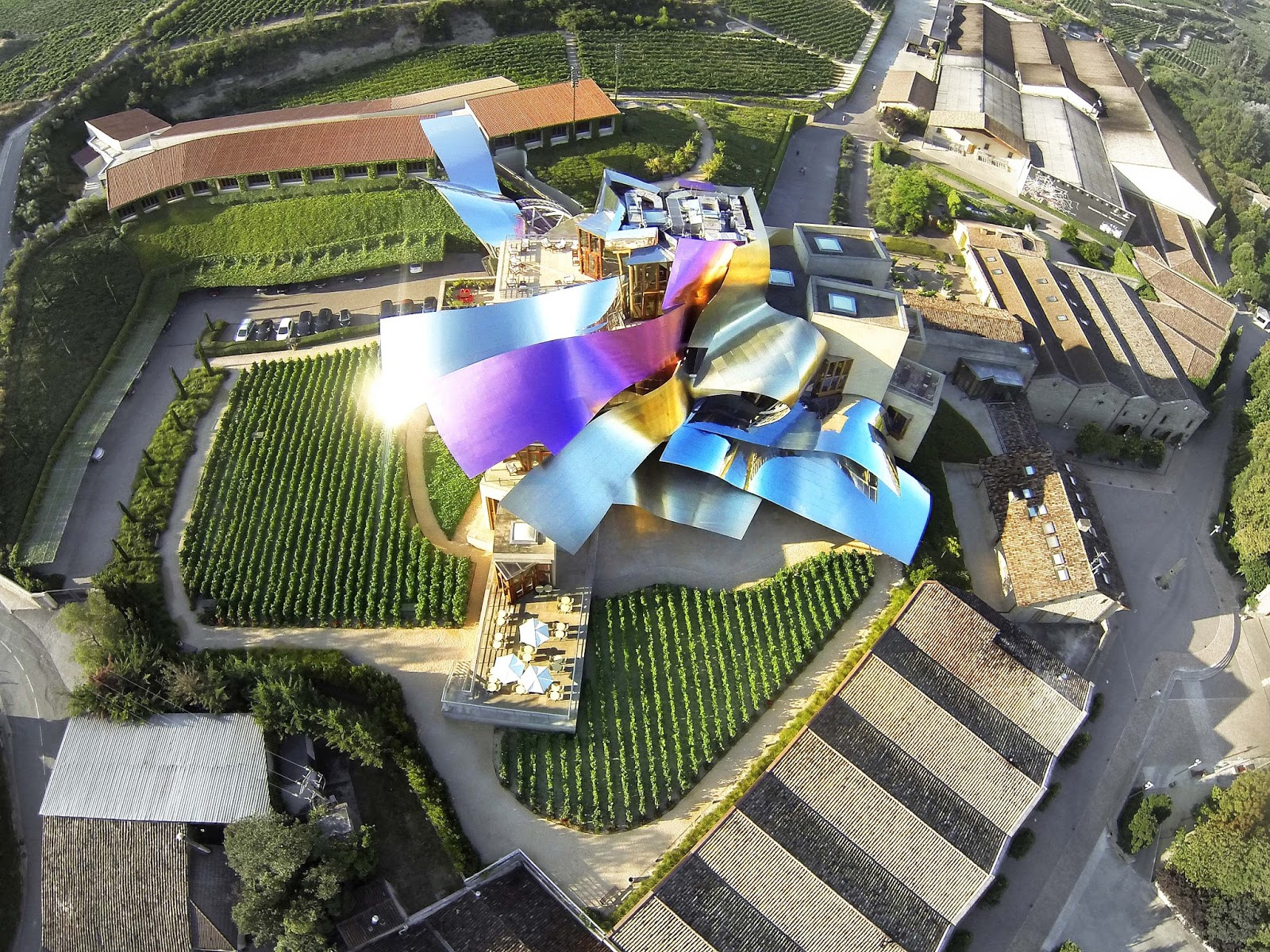 Marqués de Riscal Vineyard Hotel, Elciego, Spain - Frank Owen Gehry ...