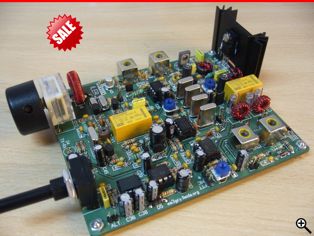 ILER 20 MK2 / 3-4W QRP SSB Monoband Transceiver KIT | EA3GCY