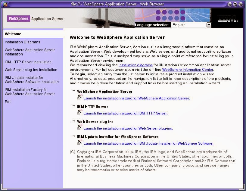 Cuma Catetan Pribadi: Install WebSphere Application Server dan HTTP ...