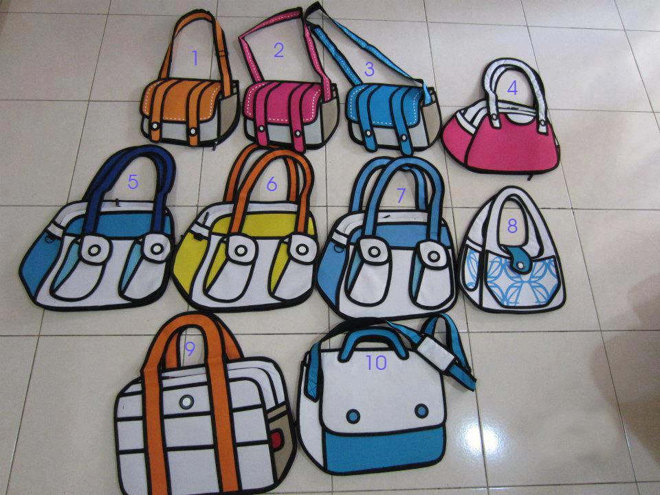 FullHouse Fashion: 2D Bag ** New Functional Unique Unisex Bag