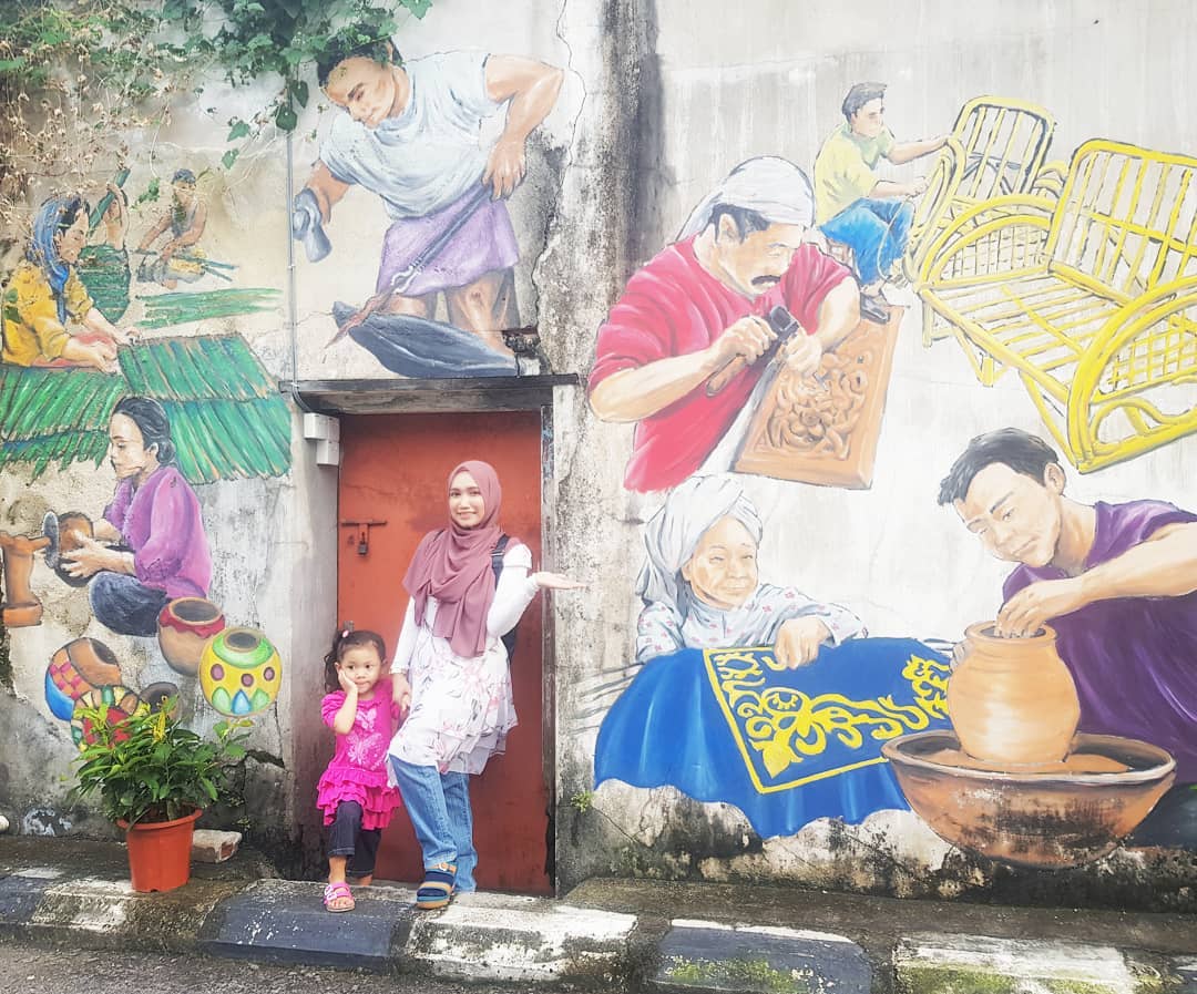 Muar Cultural Walk Tarikan baru Street Art