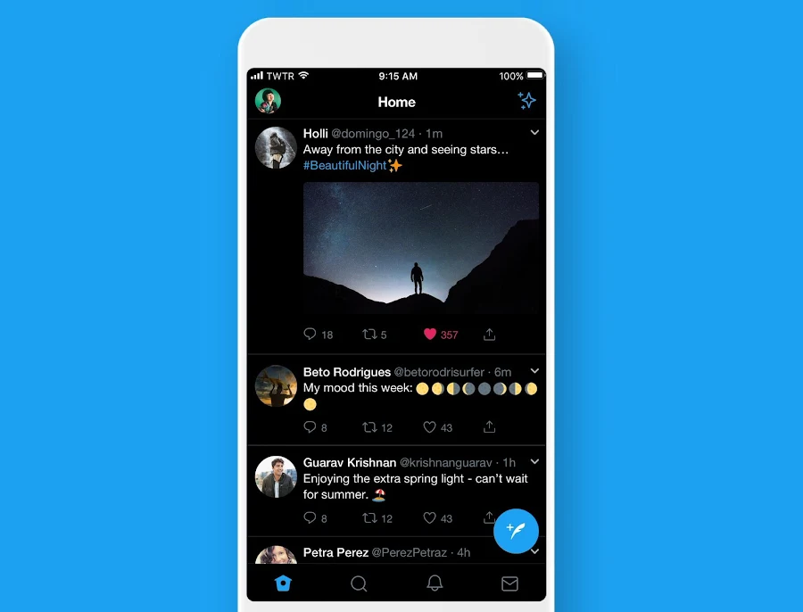 Twitter Adds More Options To The Dark Mode On iOS; Small Bio In ...