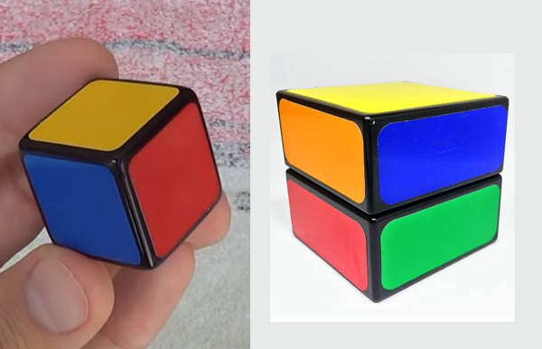 INVENTOS FRIKIS - CUBOS DE RUBIK DE NIVEL BÁSICO: 1x1 Y 2x1