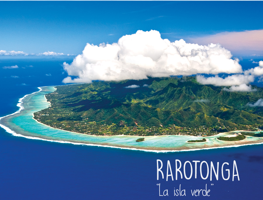 conoce rarotonga: La isla verde