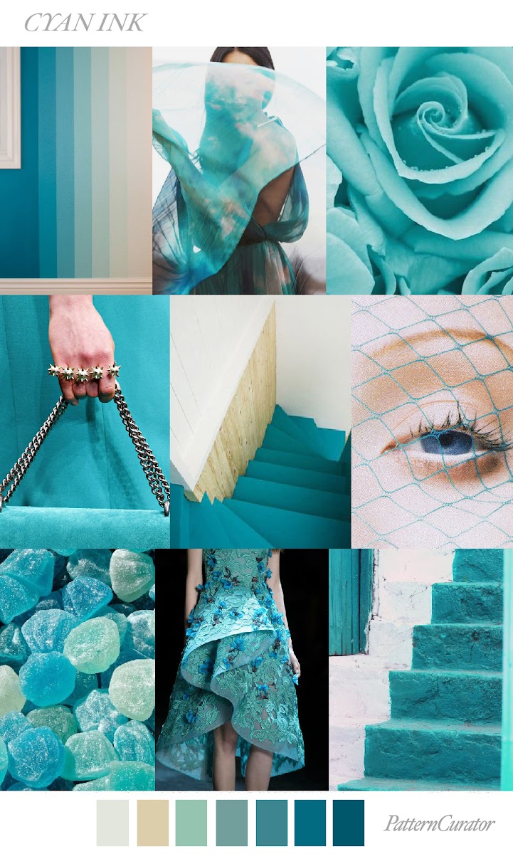TRENDS // PATTERN CURATOR - CYAN INK . FW 2018 | FASHION VIGNETTE ...