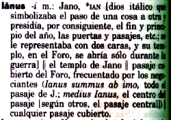 EL TABLERO DE PIEDRA: Ianus dios solar, "dios de los dioses"