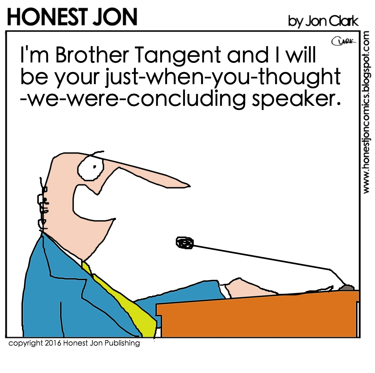 HONEST JON: Brother Tangent