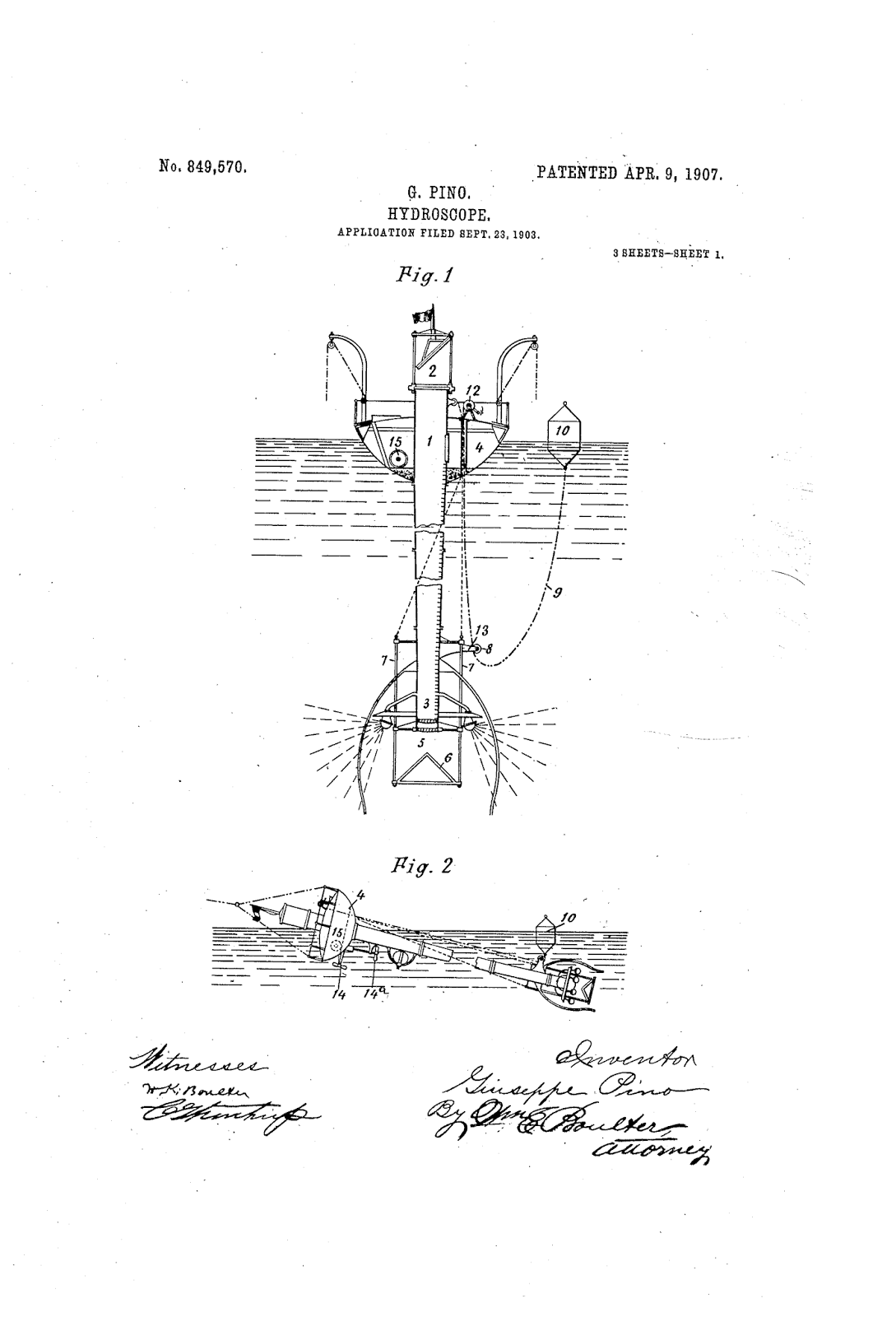 Cosa è accaduto nel 1903?: Hydroscope