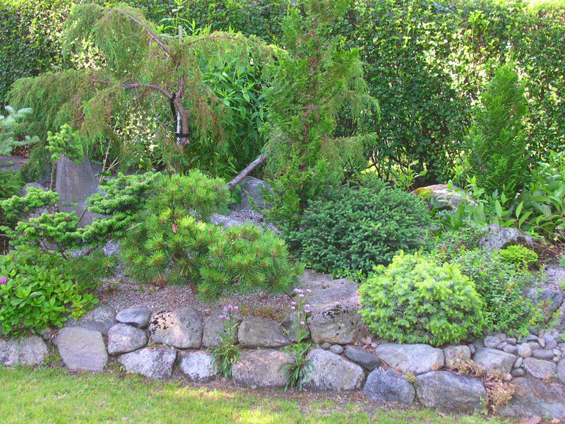 My rented garden: Olika rabattkanter av sten