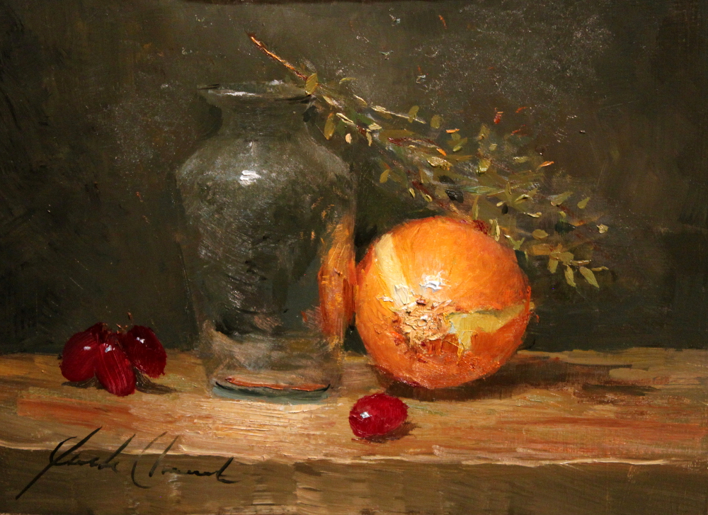 JustinClementsDailyPaintings: Glass and onion