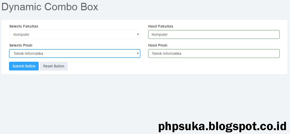Membuat Dynamic Combo Box Dengan Jquery, Select dan Pilih Multiple Membuat Dynamic Combo Box Dengan Jquery, Select dan Pilih Multiple