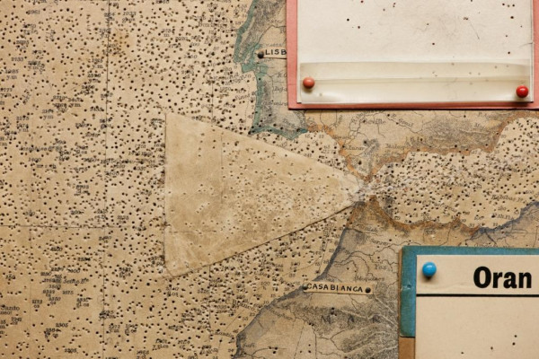 Geographic Travels: Detail of Churchill's War Map