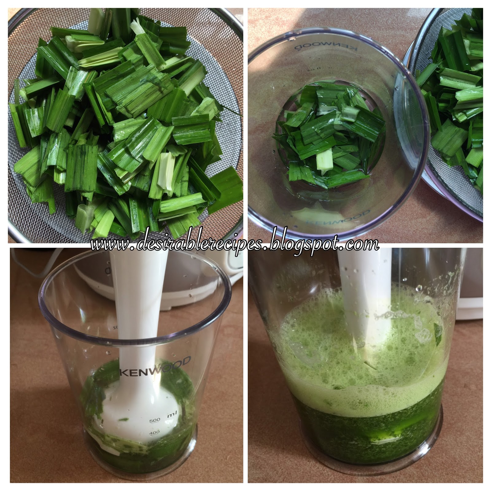 Daun Pandan Juice (Screwpine Leaves Juice)