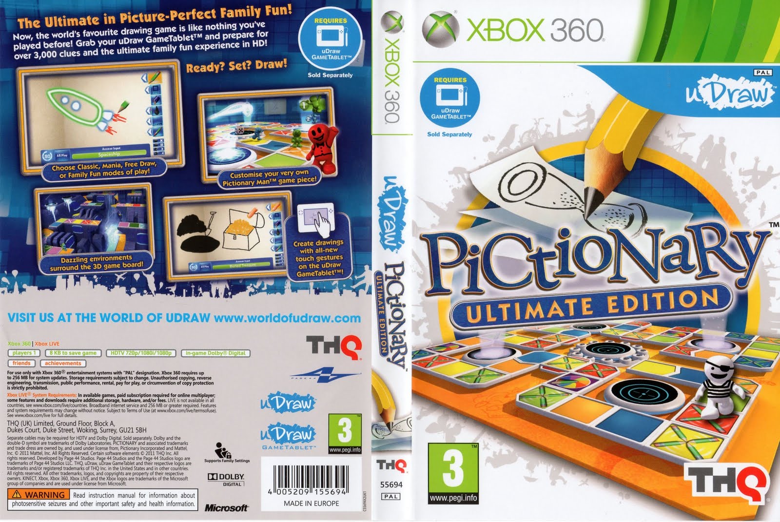 Capa Pictionary Ultimate Edition:Covers Filmes