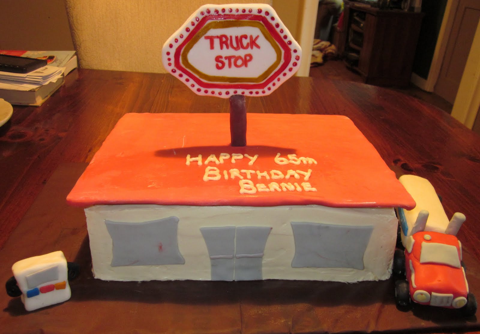 Second Generation Cake Design: Truck Stop Birthday Cake