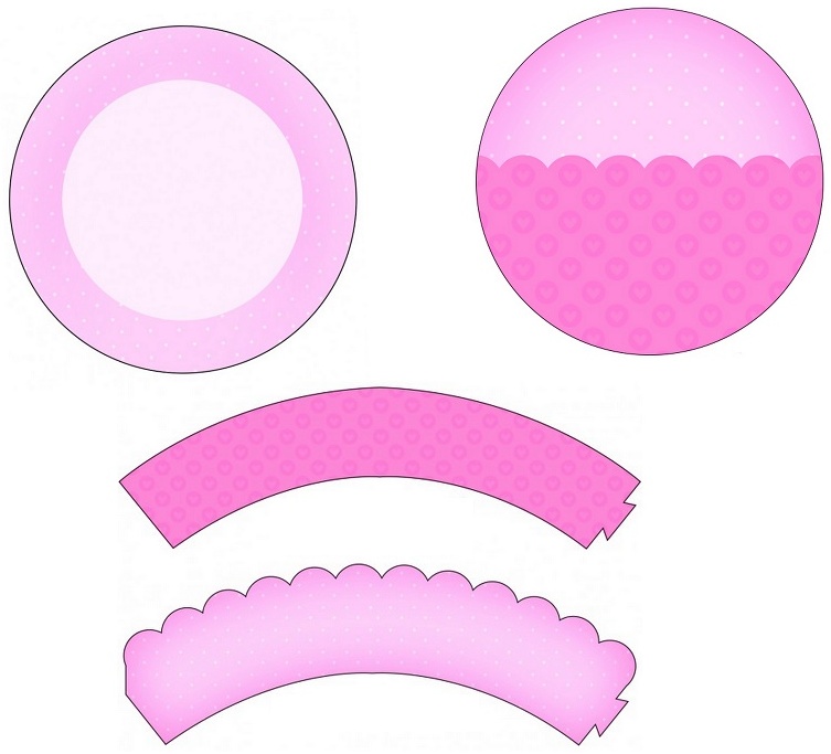 Pink Hearts: Free Printable Wrappers and toppers. | Oh My Quinceaneras!