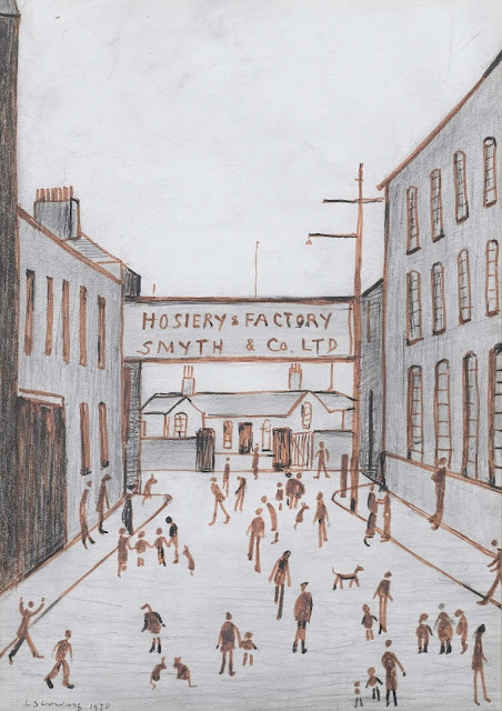 The Works of Laurence Stephen Lowry: 1970 - Hosiery & Factory