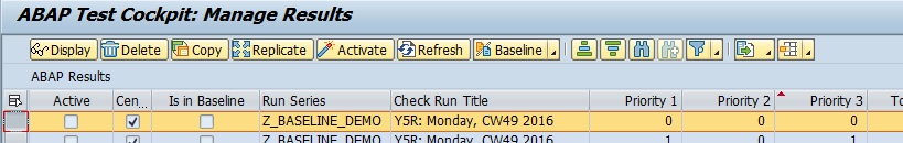 SAP ABAP Central: Remote Code Analysis in ATC – Working with Baseline ...