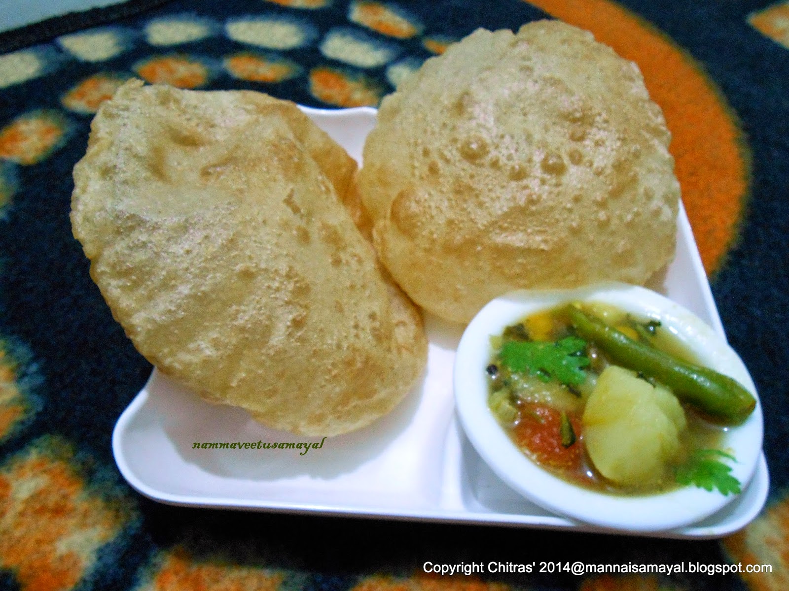 kalakkalsamayal: Poori