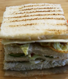 Chicken Egg Club Sandwich Recipe - Yummy Traditional