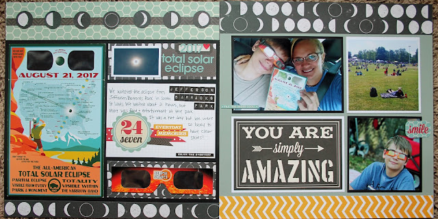 Adventure Scrapbooks: The Total Solar Eclipse Scrapbook Pages