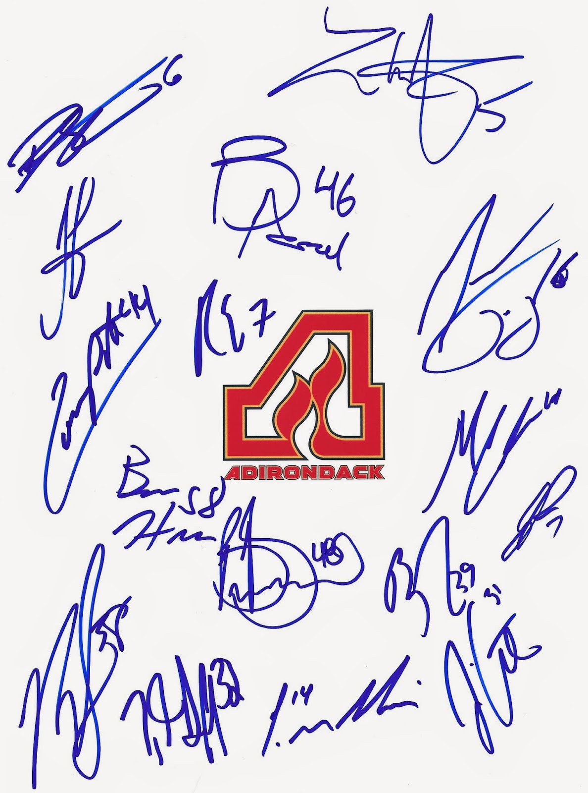 Aaron's Autographs: Chicago Wolves @ Adirondack Flames 11/18/14