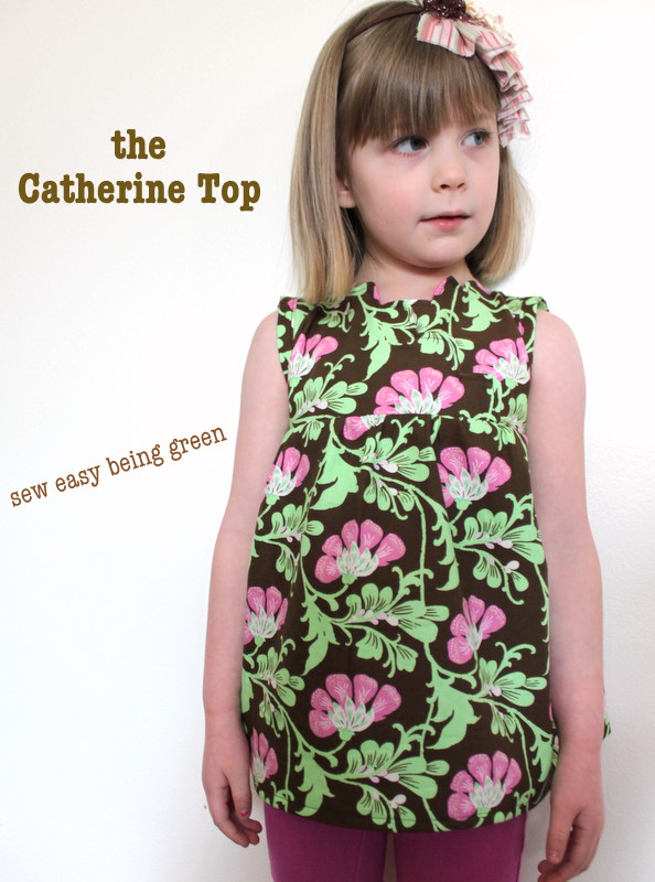 sew easy being green: the Catherine Top