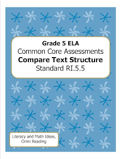 Literacy & Math Ideas: Grade 5 Common Core Assessments