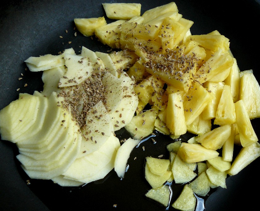 Outras Comidas: Fruta Frita com Mel