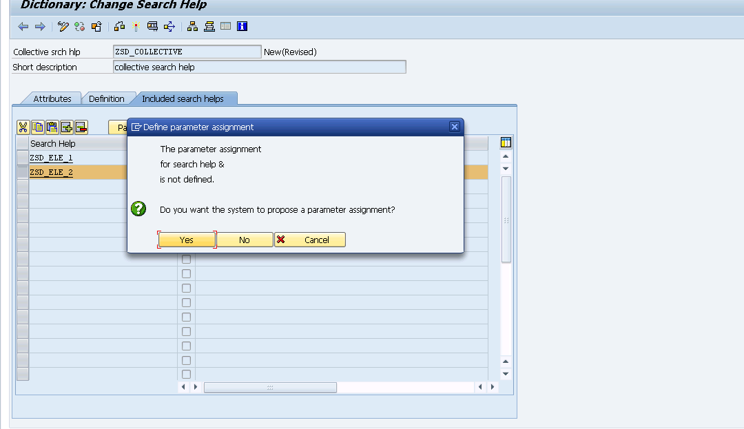 SAP TECH: Collective Search Help