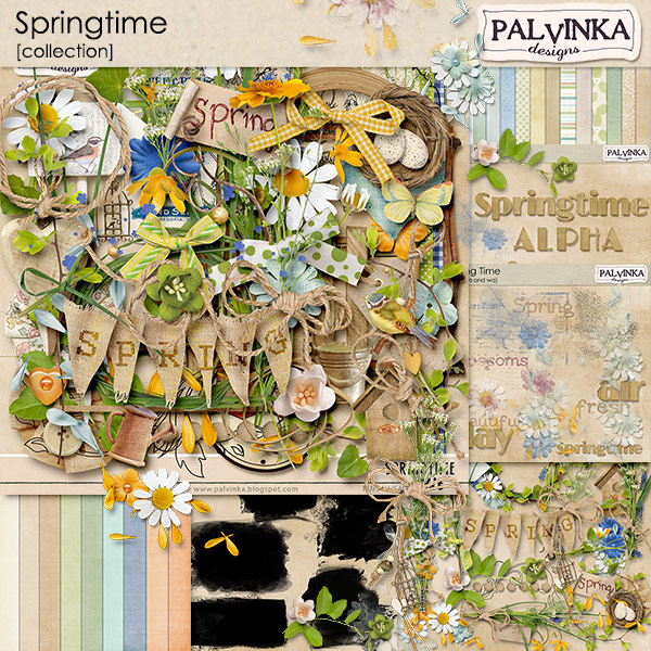 Palvinka Designs: Springtime Collection and Add On Freebie