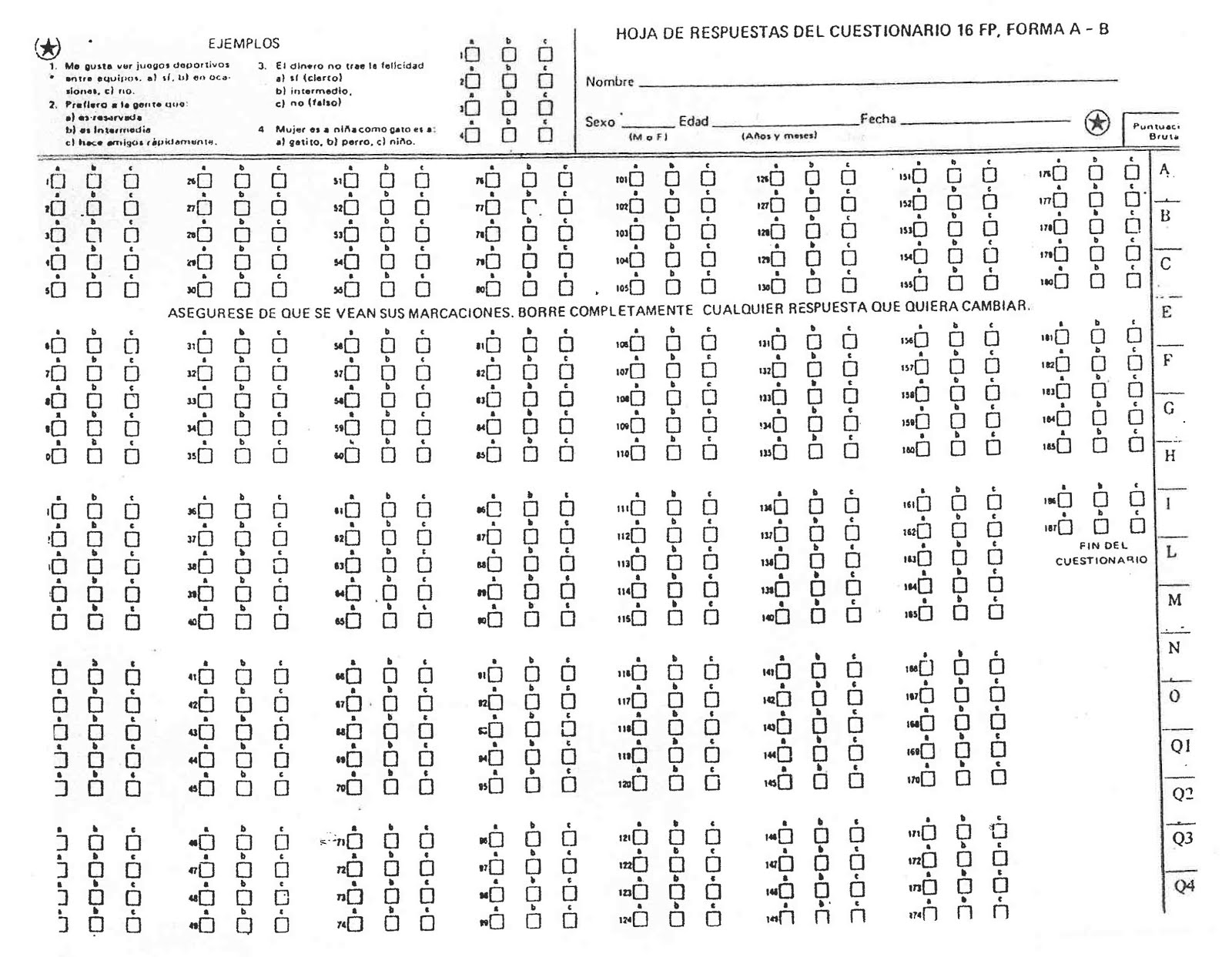 Test de personalidad de 16 factores Astrid Esquivel