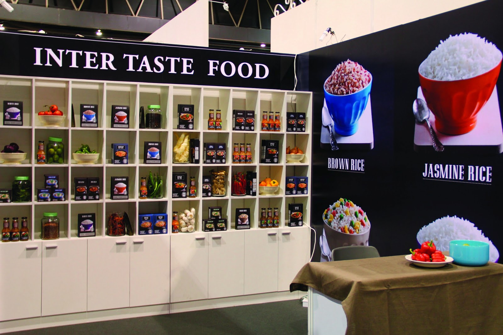 FOOD DECORATION & BOOTH DISPLAY - INTER TASTE FOOD BOOTH