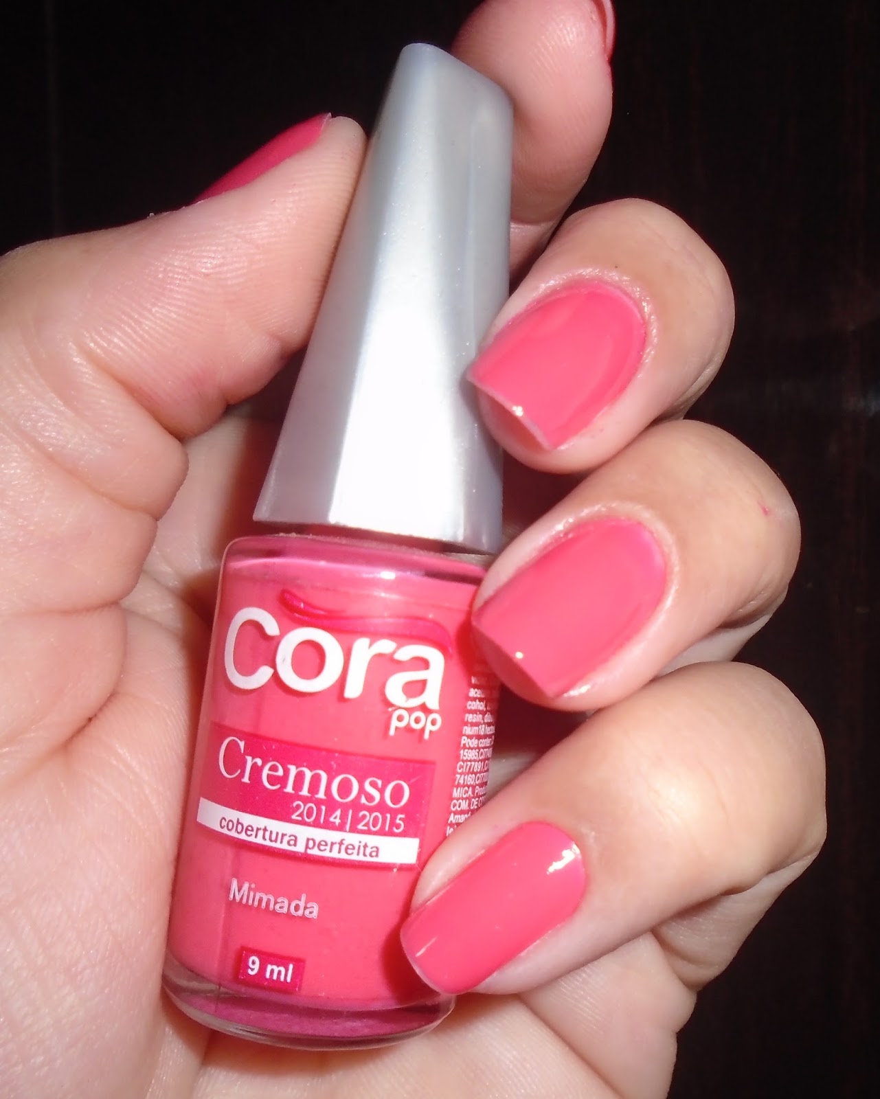 Blog da Karulina: Unhas da Semana: Esmalte Cora pop