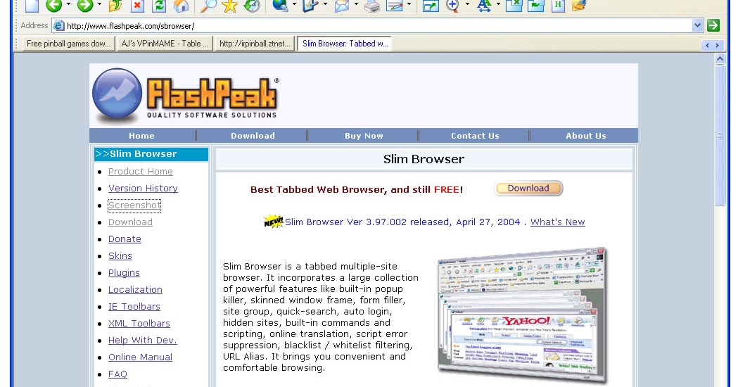 SlimBrowser 6 Portable ~ portable apps