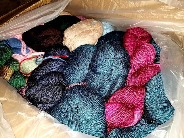 Donation of Big Box of Yarn from Knit Picks!!!