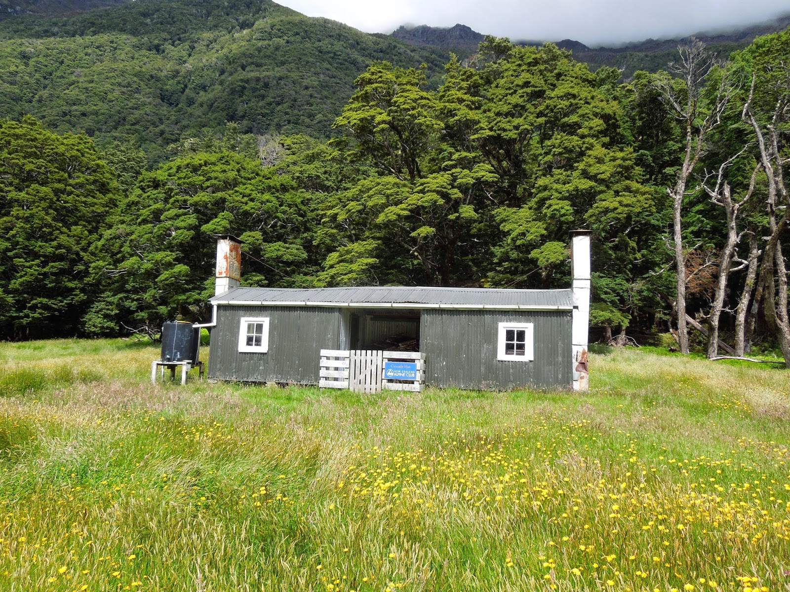 A Welcome Sight: Liverpool Hut, Mt Aspiring National Park, January 2014