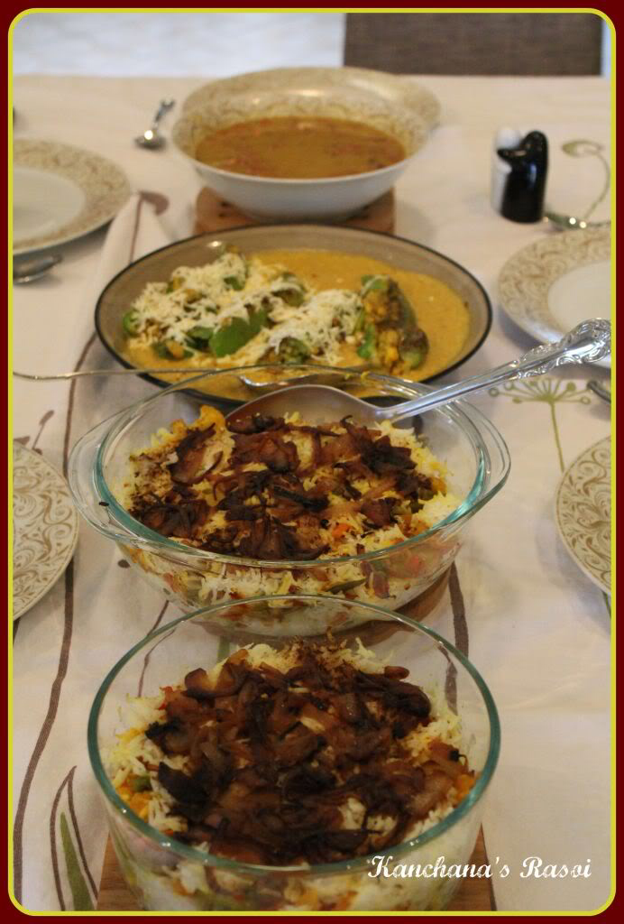 Kanchana's Rasoi: Vegetable Biryani