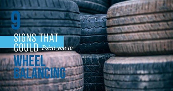 What are the signs for a unbalanced wheel?