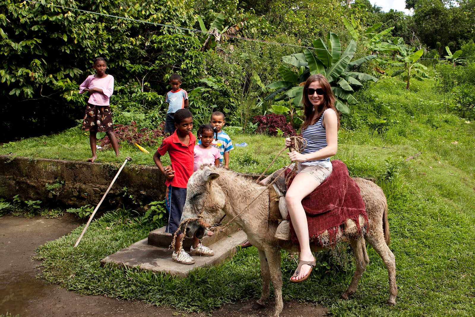 I take pictures: Dominican village