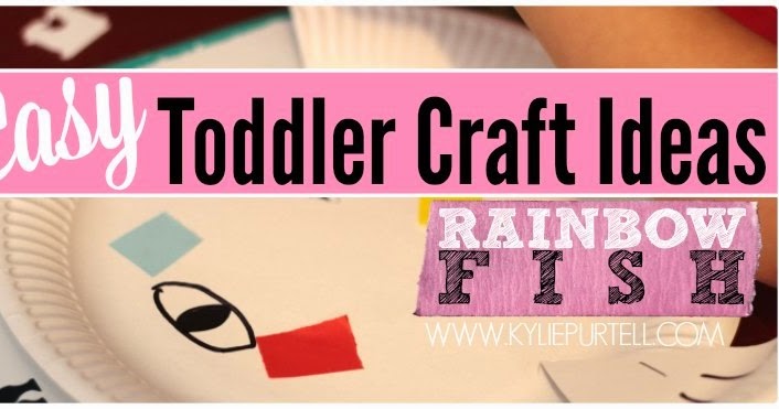 Easy Toddler Craft Ideas: Rainbow Fish Craft | For the Kids