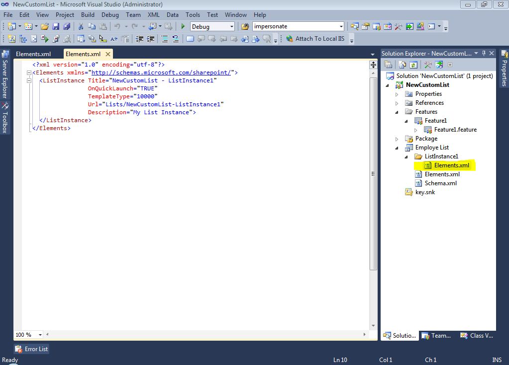 Sharepoint Fever: Step by step create custom list definitions in sharepoint 2010 - List Content Type