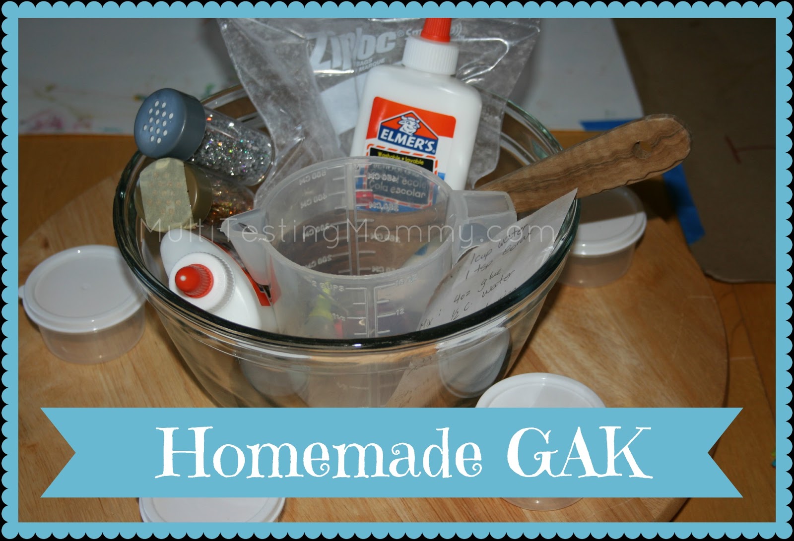 Homemade GAK and Slime is an Excellent Activity for Children!