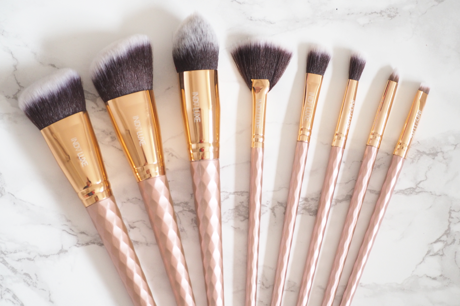 Rose Gold Brushes From Indy Luxe | LauraHadley.co.uk