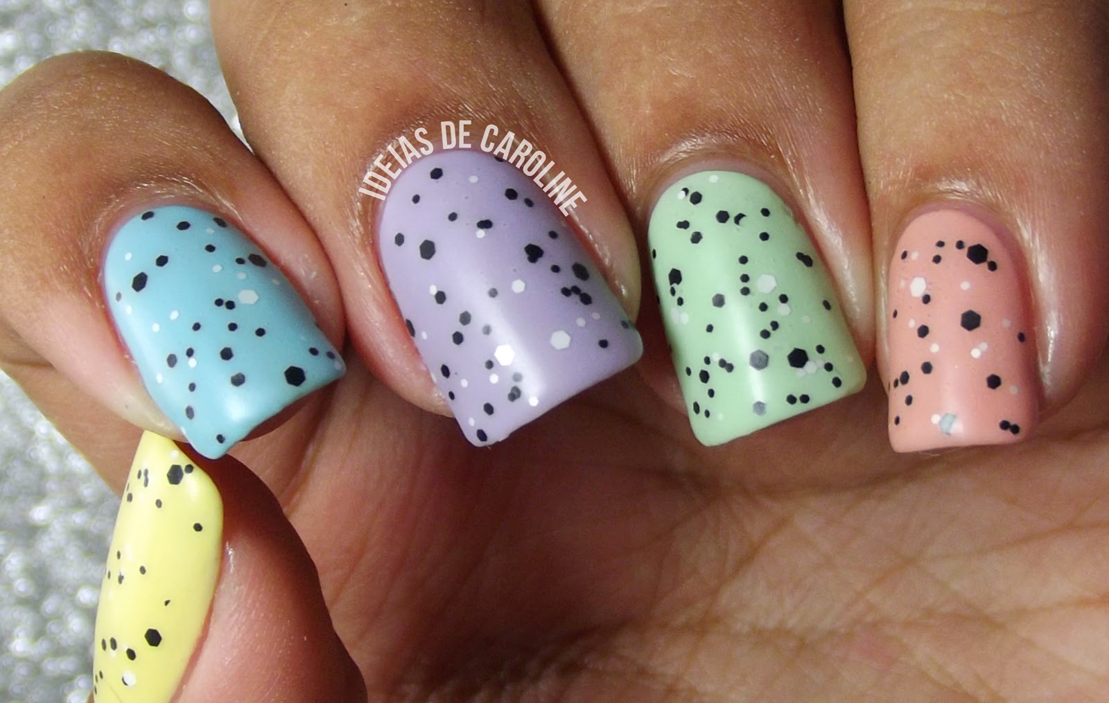 Ideias de Caroline: Easter Pastel Skittles