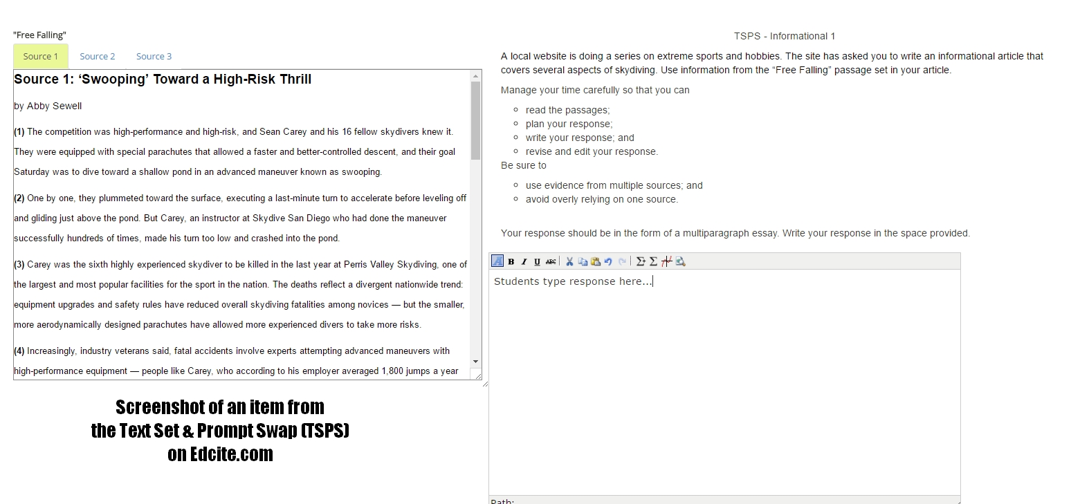 A Teacher's Teacher: Sharing Text Sets and Prompts