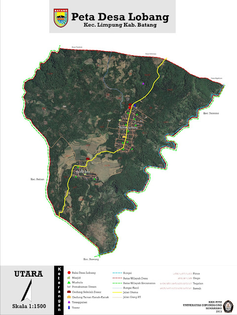 Desa Lobang Kec. Limpung Kab. Batang: PETA DESA LOBANG KEC. LIMPUNG KAB ...