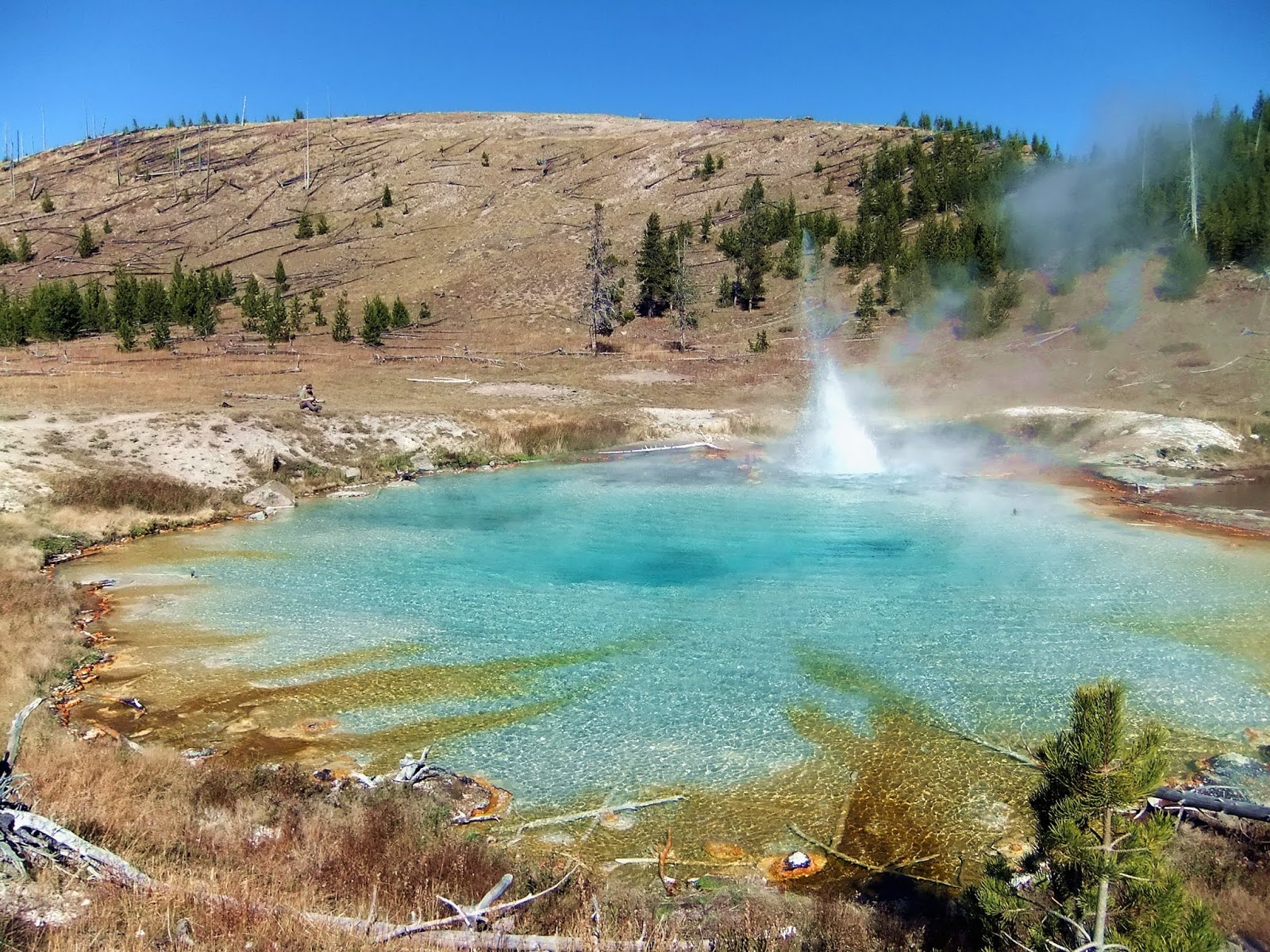 Focusing On Travel : Hiking Yellowstone: Fairy Falls & Imperial Geyser