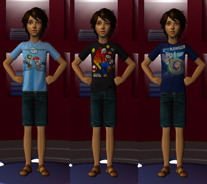 Birdgurl's Sims 2 Creations: Child Male Outfit Collection 2